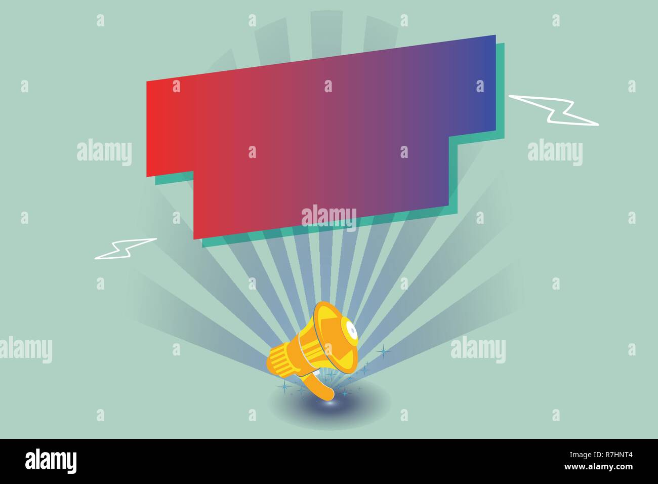 Flat design business Vector Illustration concept Empty copy space ...