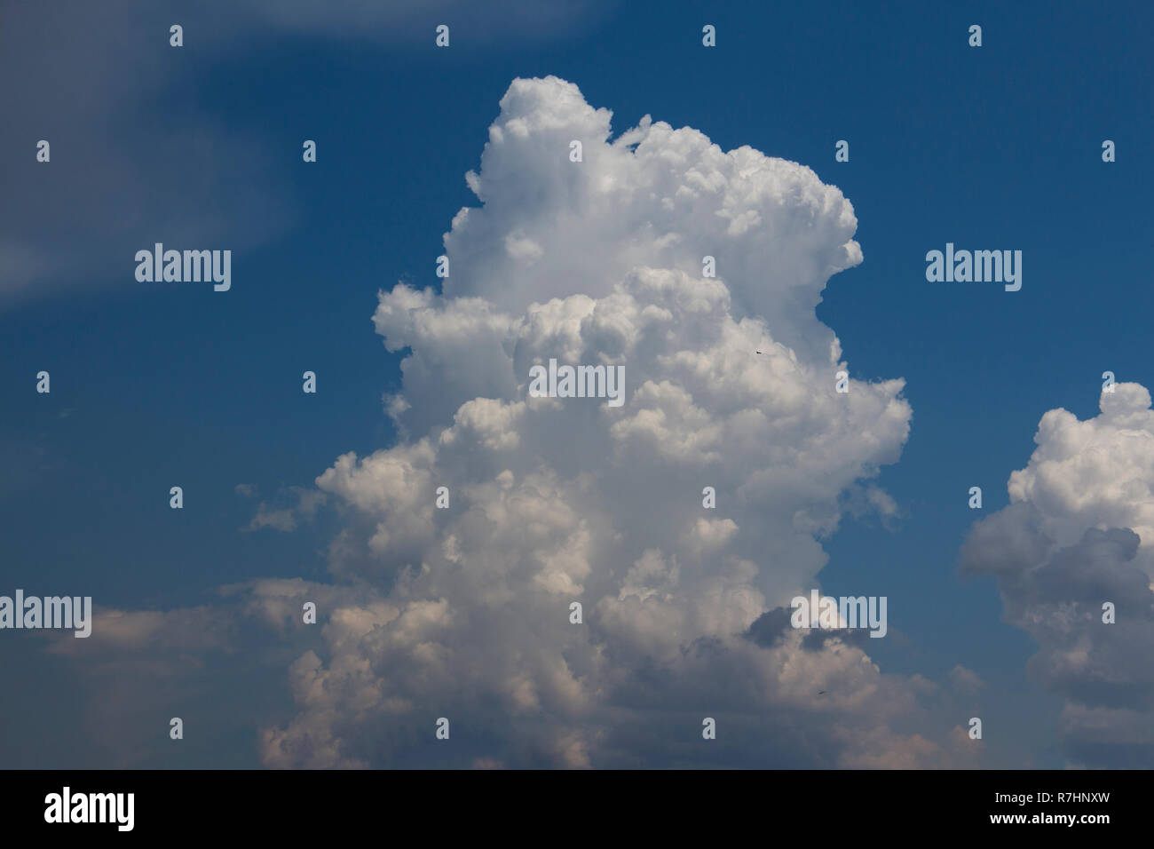 Blue sky with clouds Stock Photo - Alamy