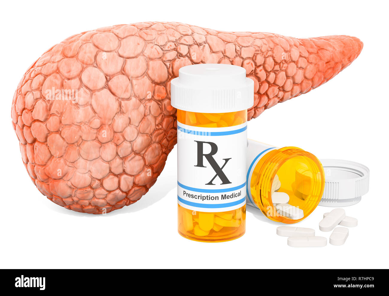 Pancreas 3d hi-res stock photography and images - Alamy