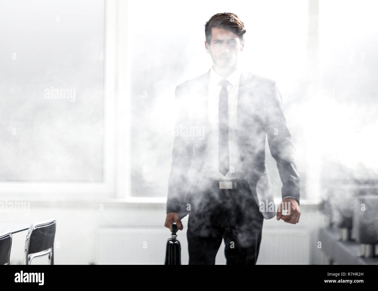 Man leaves the office Stock Photo - Alamy