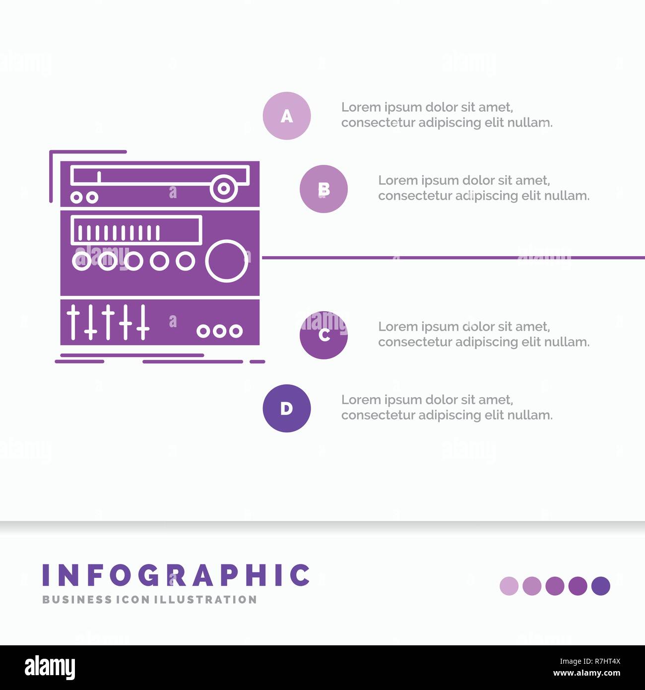 Vintage recording studio rack Cut Out Stock Images & Pictures - Alamy