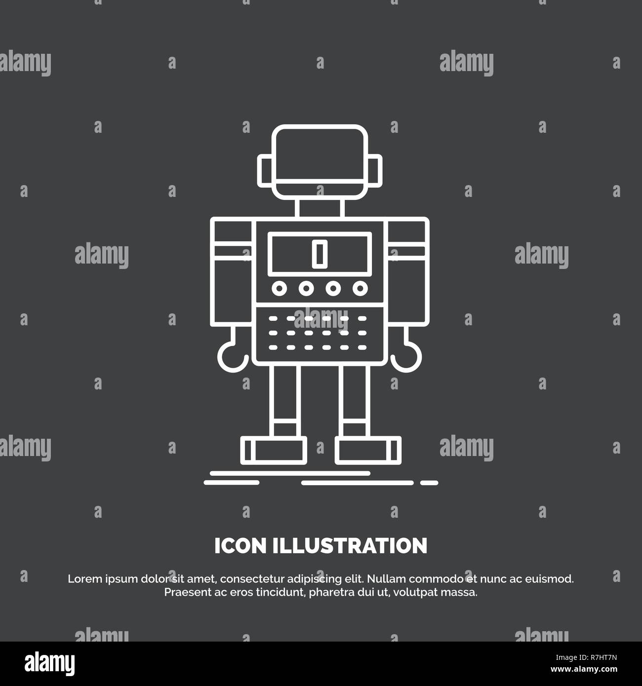 Cleaner vacuum robot symbol hi-res stock photography and images - Alamy