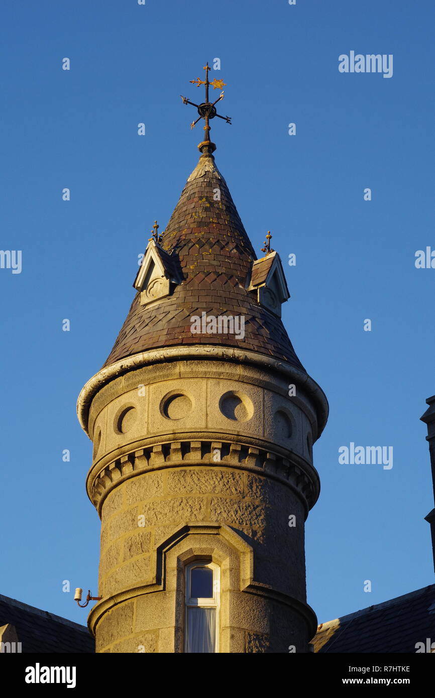 Victorian Gate House of Trinity Cemetery, in Golden Evening Light ...