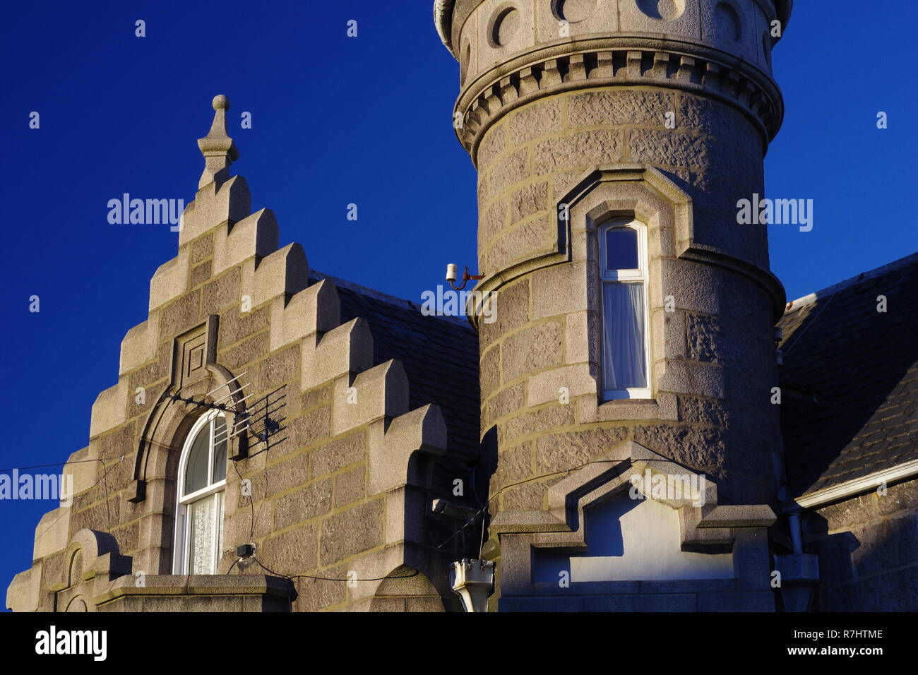 Victorian Gate House of Trinity Cemetery, in Golden Evening Light ...