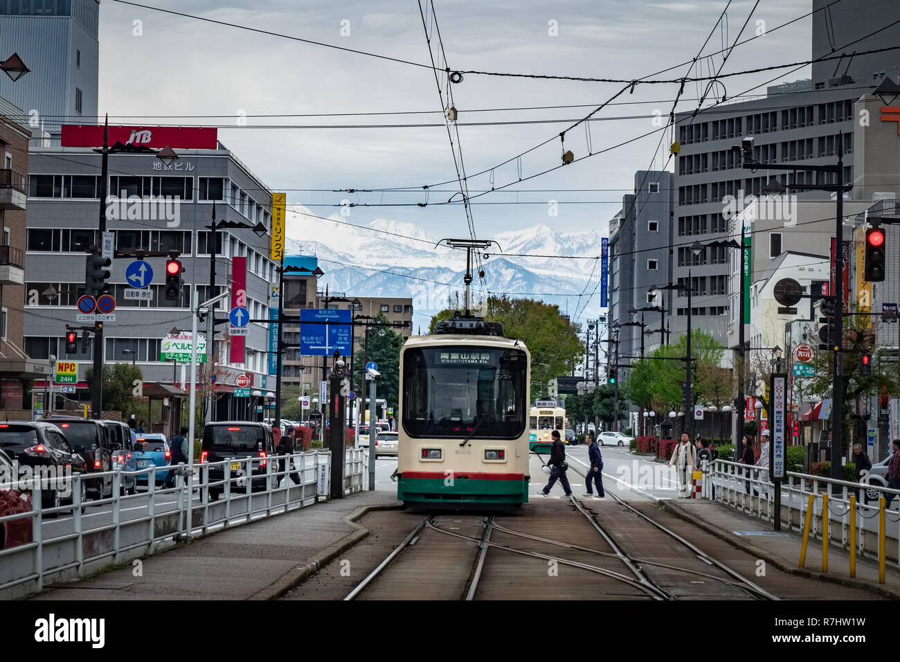Toyama city, the largest city and capital of Toyama Prefecture in the ...