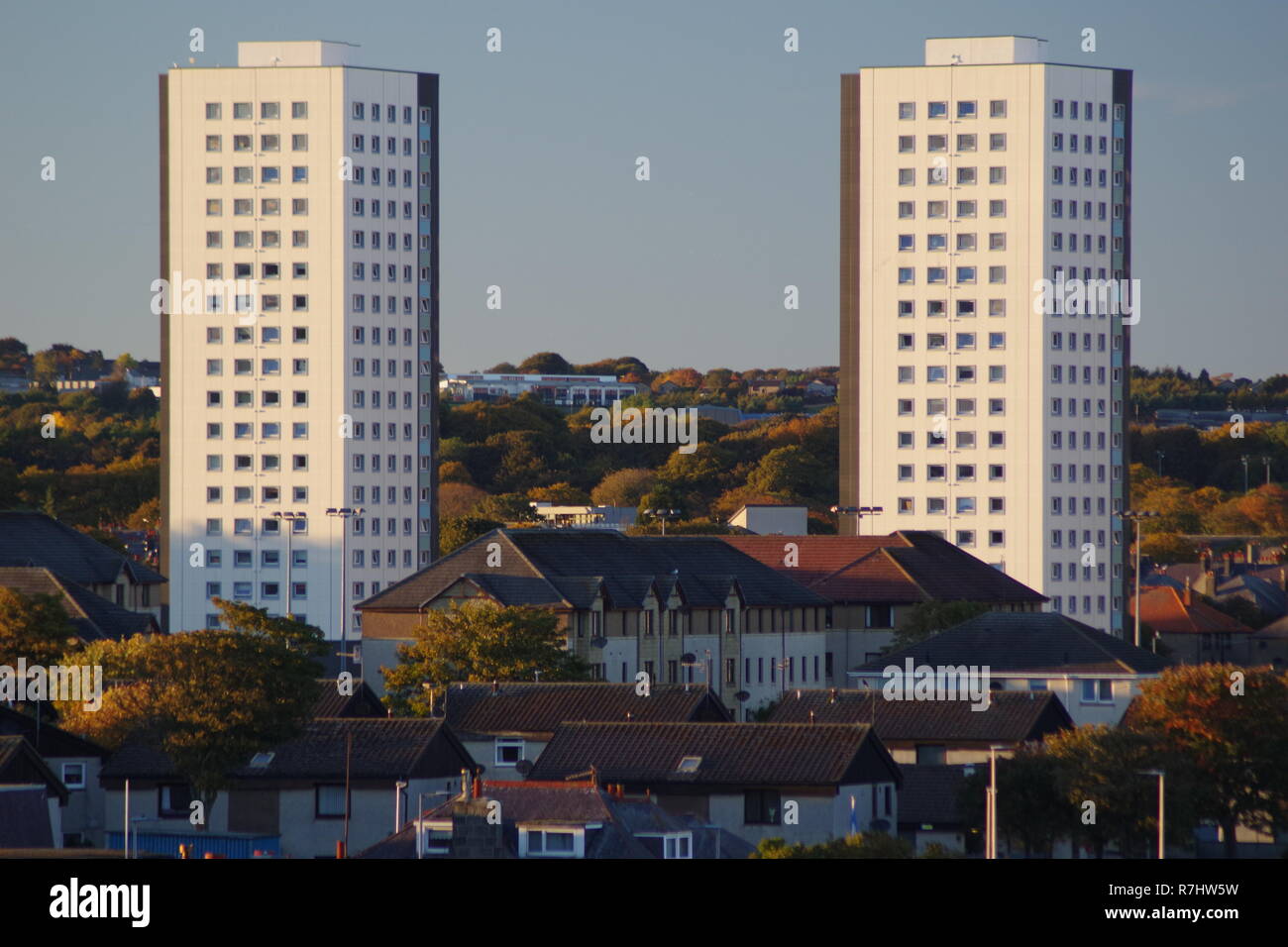 Skyline city aberdeen in scotland hi-res stock photography and images ...