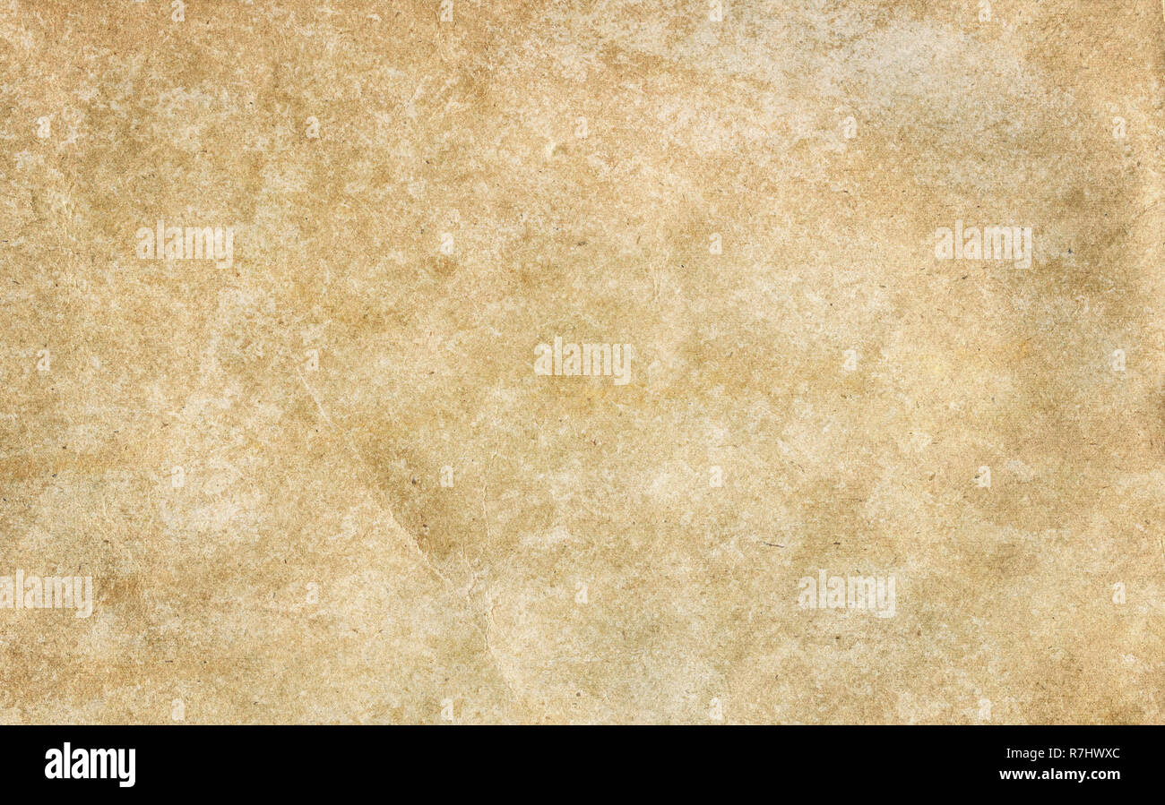Aged stained and yellowed paper texture for background. Natural paper ...