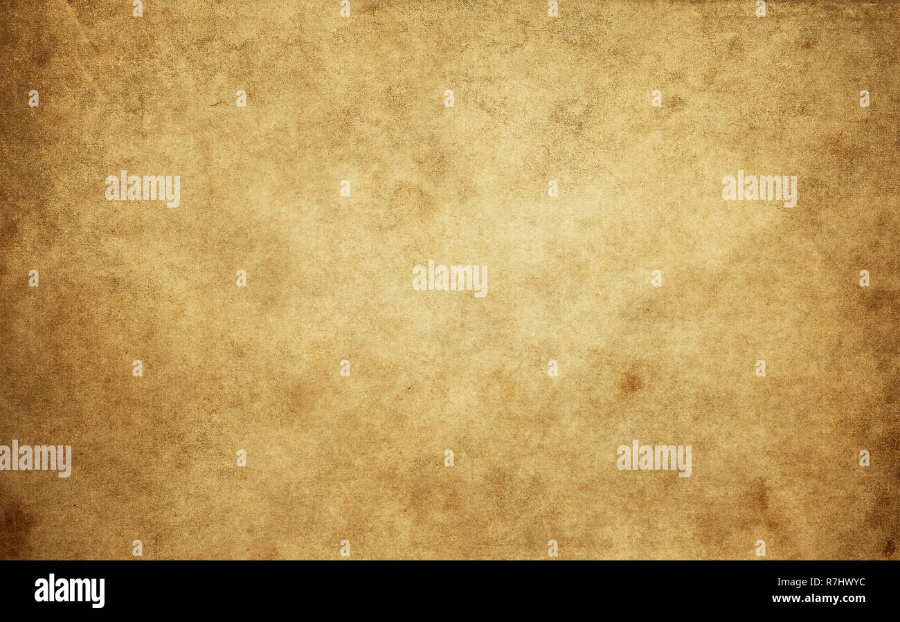 Aged stained and yellowed paper texture for background. Natural paper ...