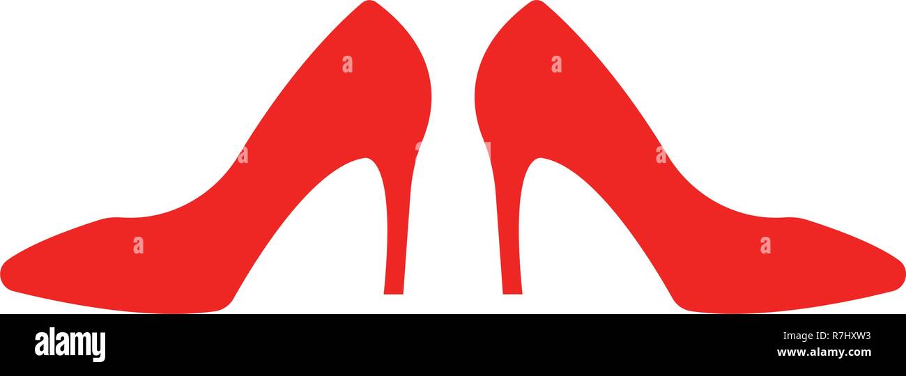 Shoe store label. Red shoe on hill icon. Shop signboard Stock Vector ...