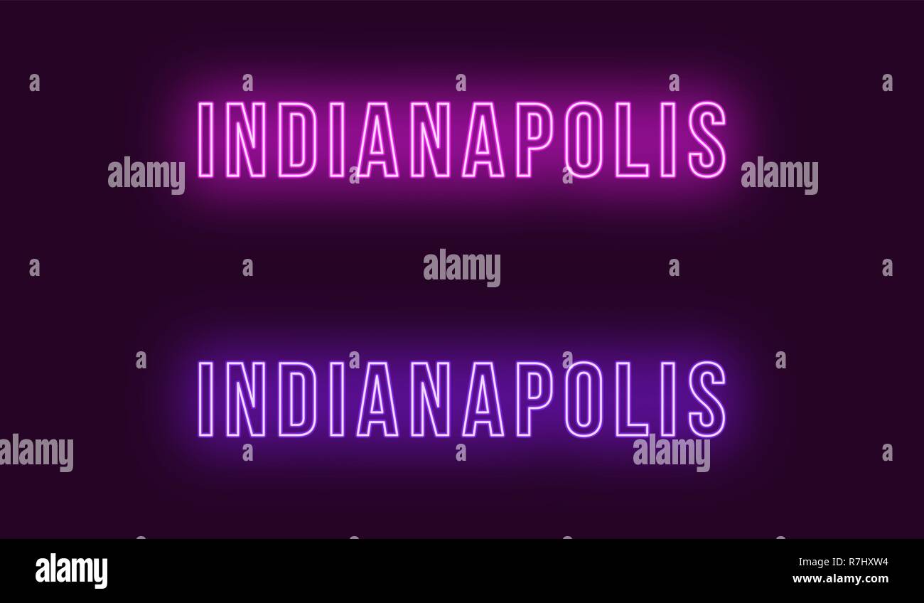 Indianapolis word Stock Vector Images - Alamy