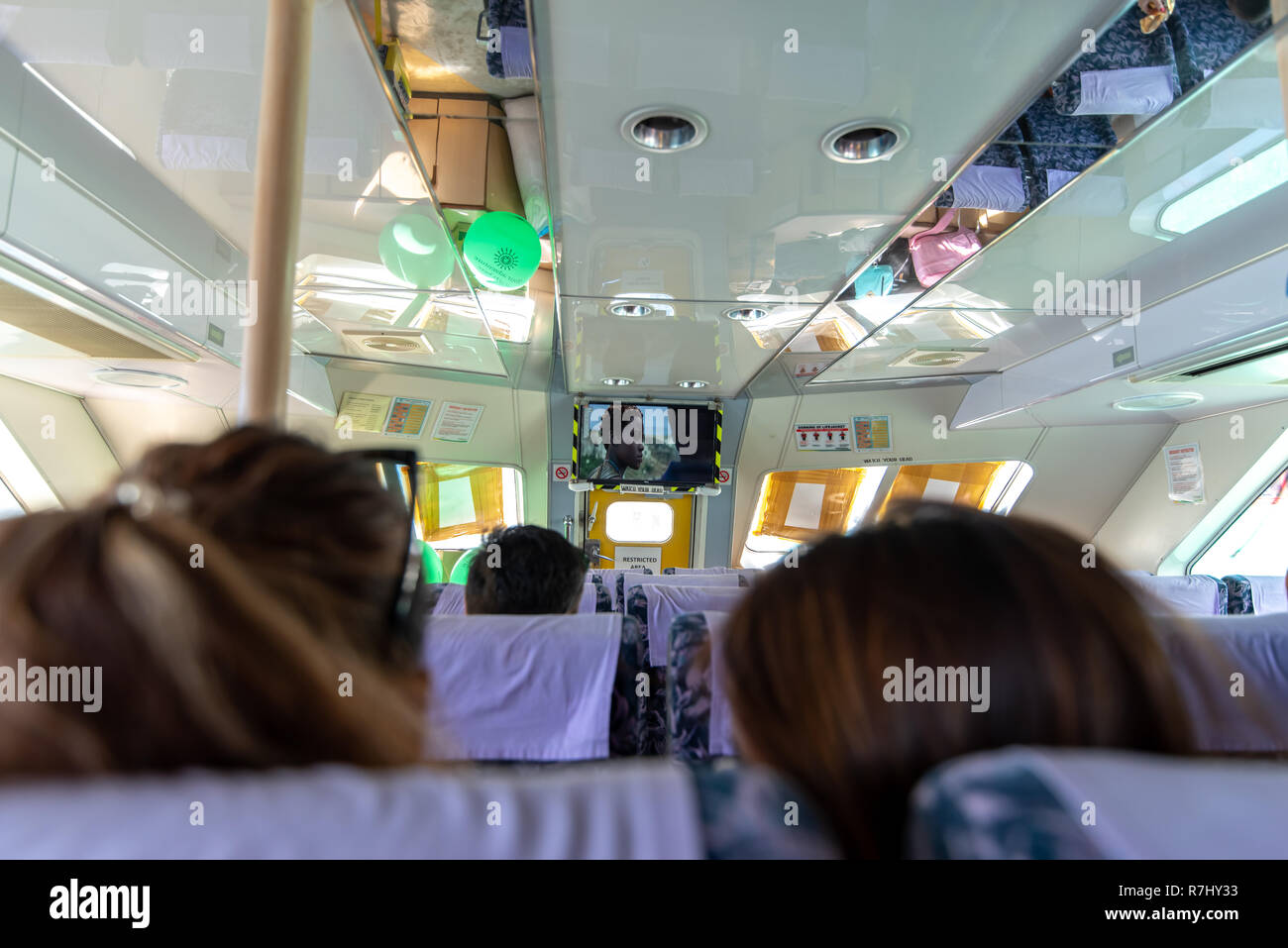 Nov 17, 2018 Passengers boarding the ferry from Coron to El Nido ...