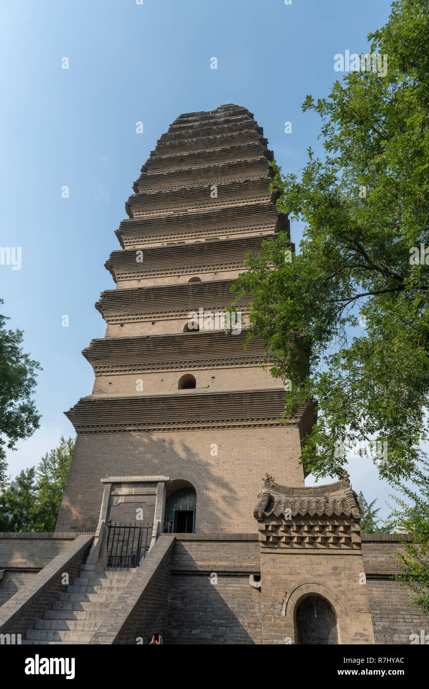 Little white goose pagoda -Xian Stock Photo - Alamy