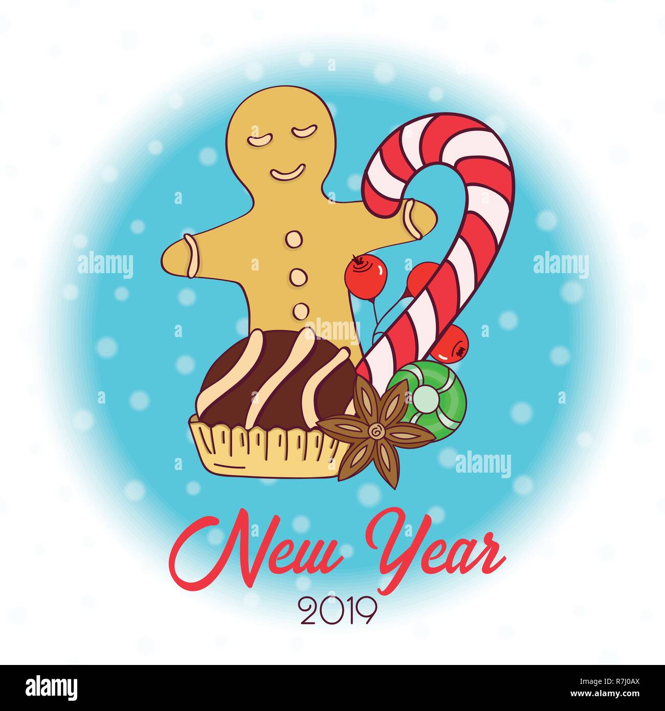 Vector hand drawn holidays Stock Vector Images - Alamy