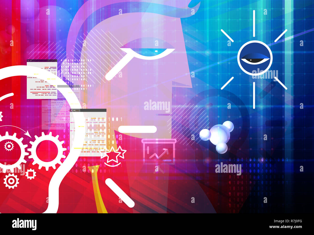 Innovation Abstract - Illustration as JPG File Stock Photo - Alamy