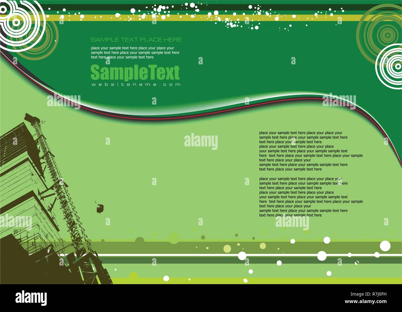 Green industrial image Stock Vector Images - Alamy