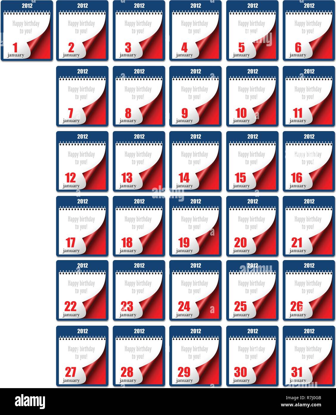 Tear off calendar hi-res stock photography and images - Alamy