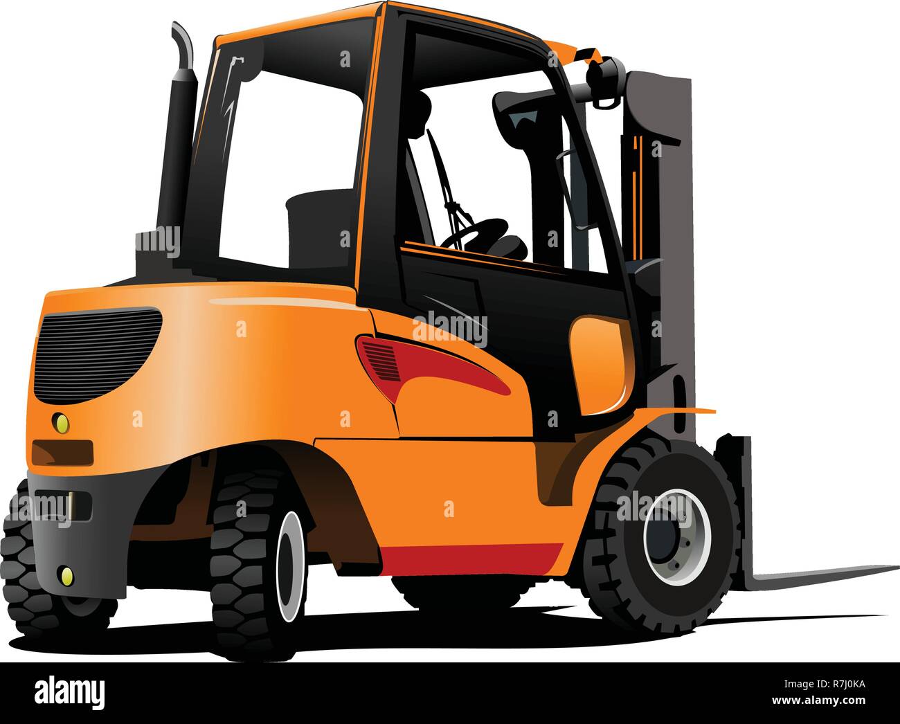 Lift truck. Forklift. Vector illustration Stock Vector Image & Art - Alamy
