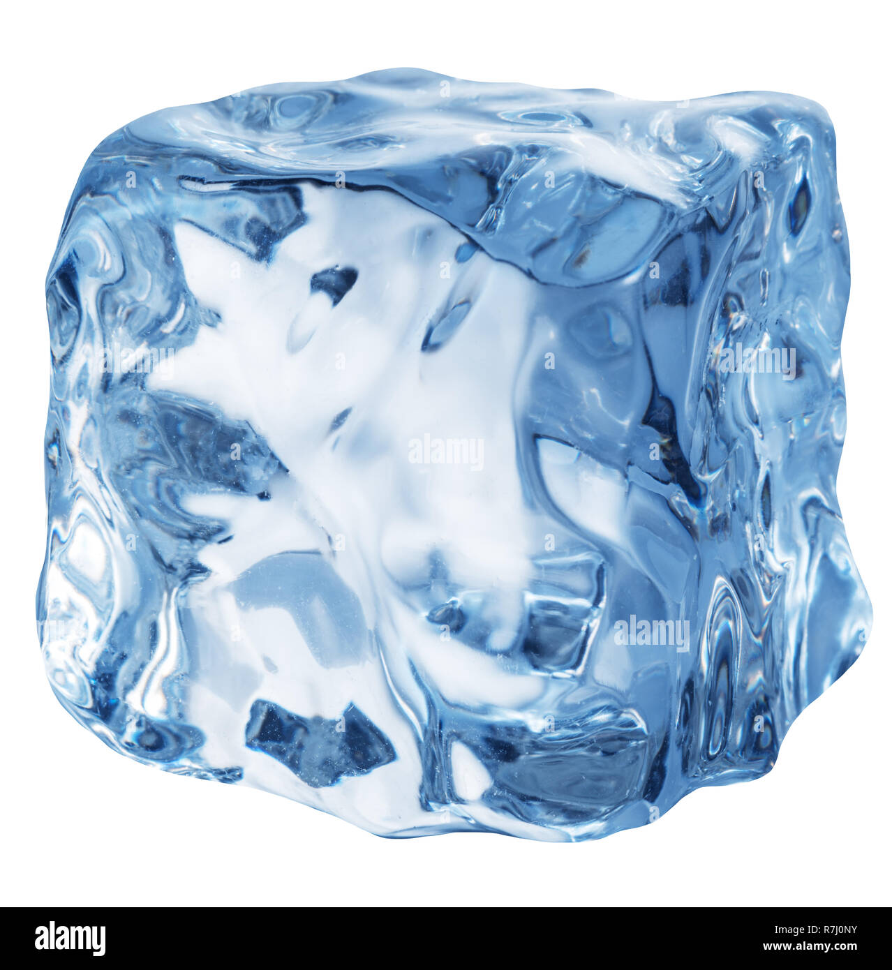 Ice cube. Macro shot. File contains clipping path Stock Photo - Alamy