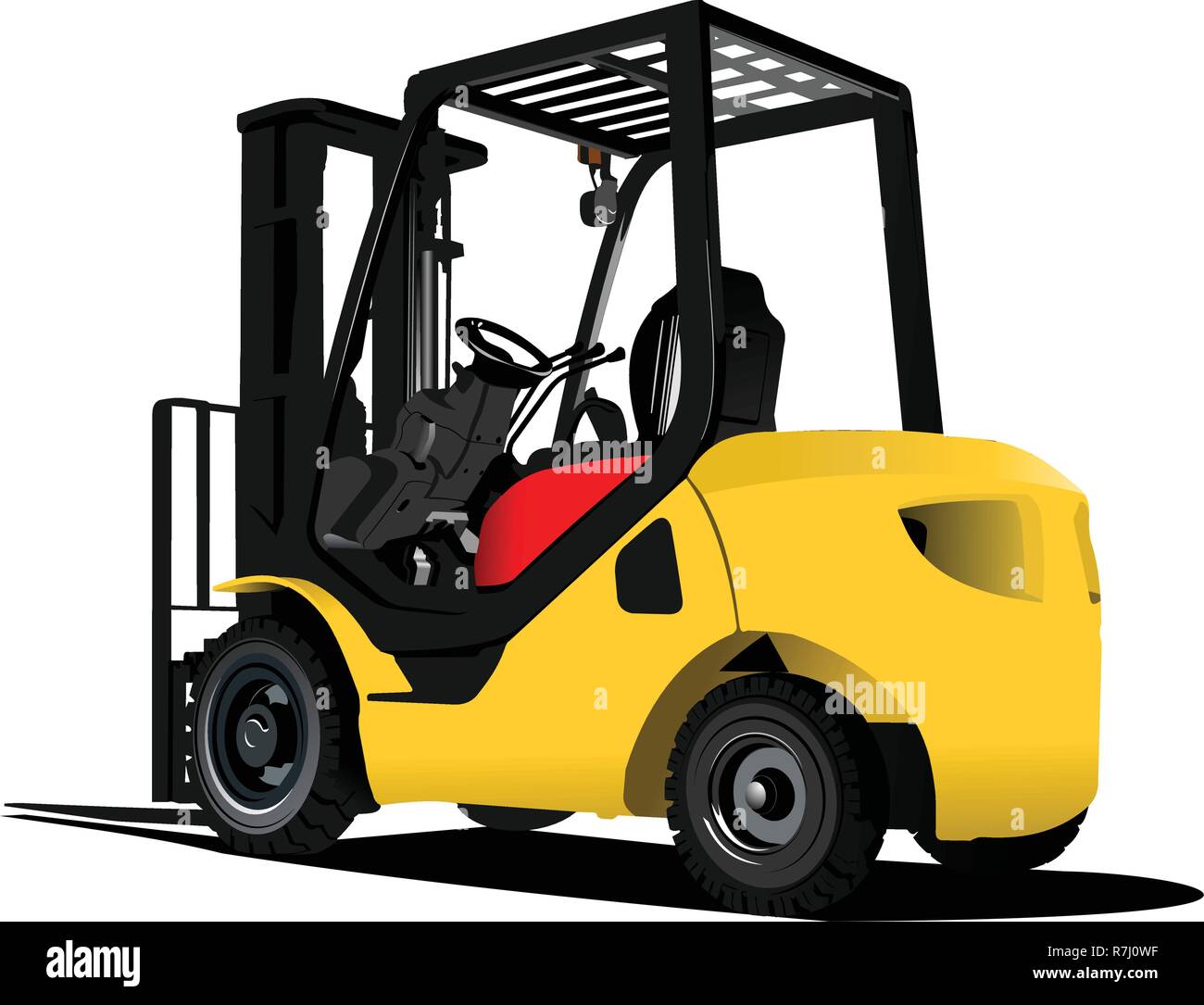 Lift truck. Forklift. Vector illustration Stock Vector Image & Art - Alamy