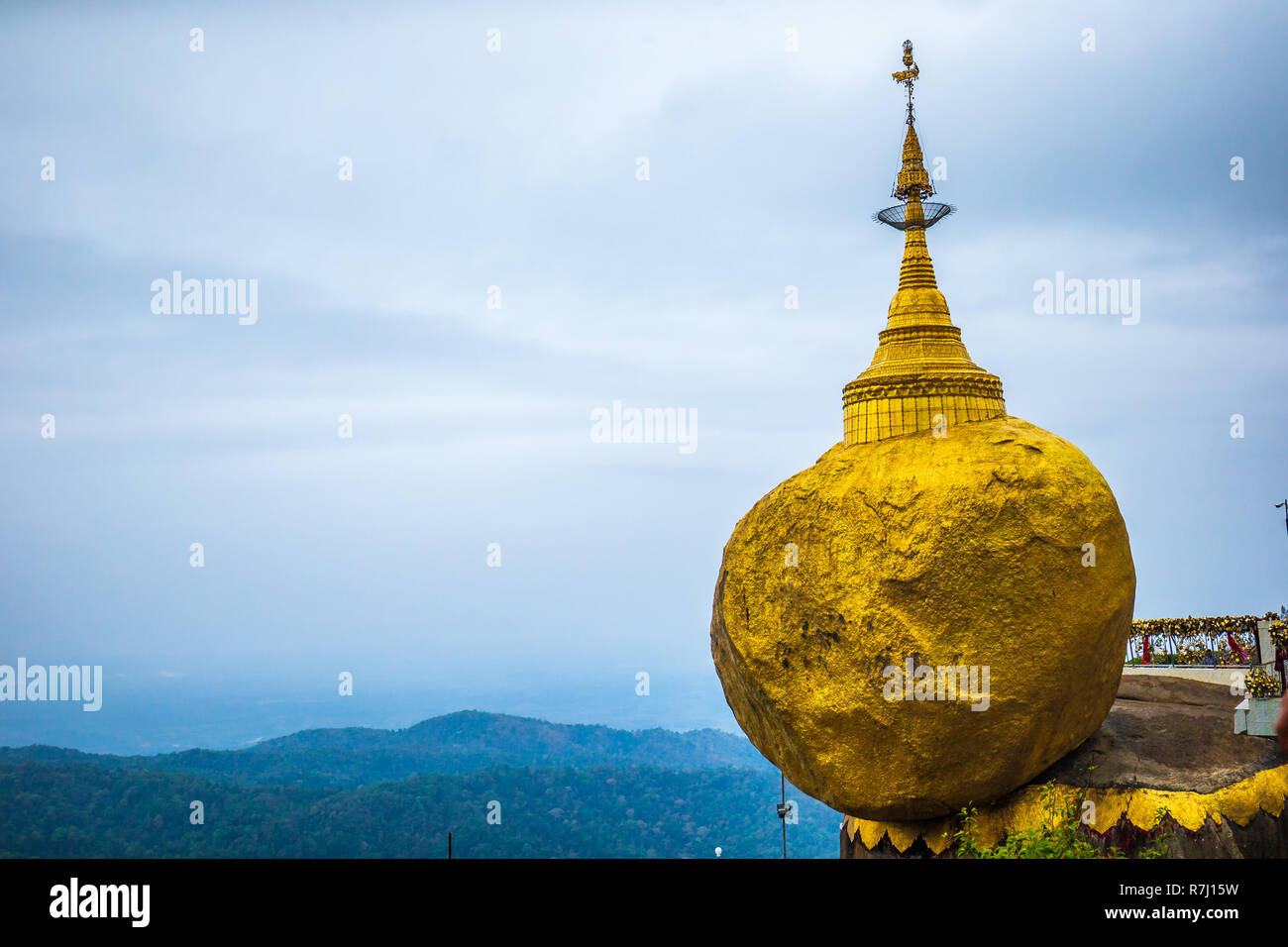Kyaiktiyo Pagoda (Golden Rock) in Myanmar Stock Photo - Alamy