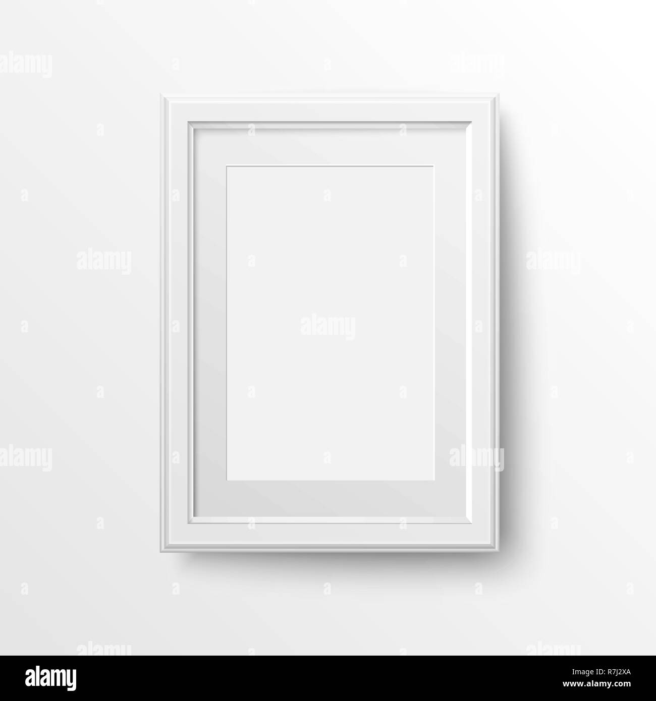 Wooden blank frame mat Stock Vector Images - Alamy
