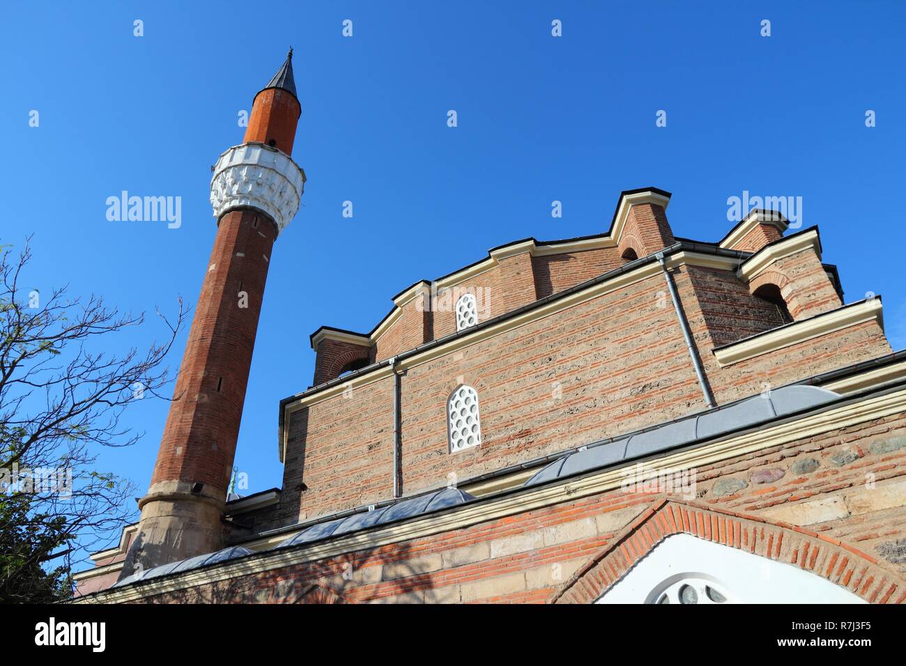Sofia, Bulgaria - famous Banya Bashi Mosque. Ottoman architecture Stock ...