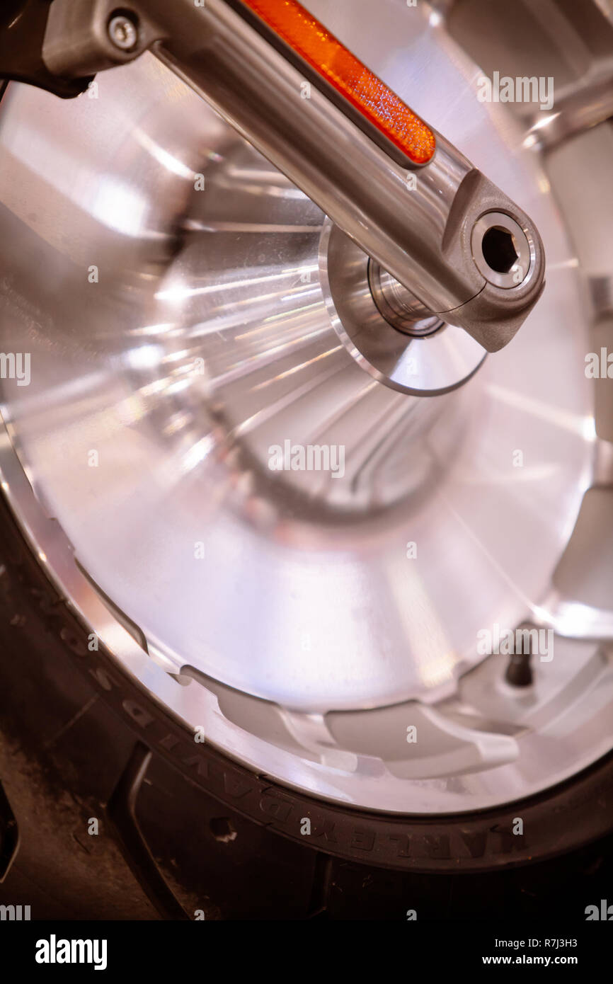 Color image of a motorcycle wheel Stock Photo - Alamy