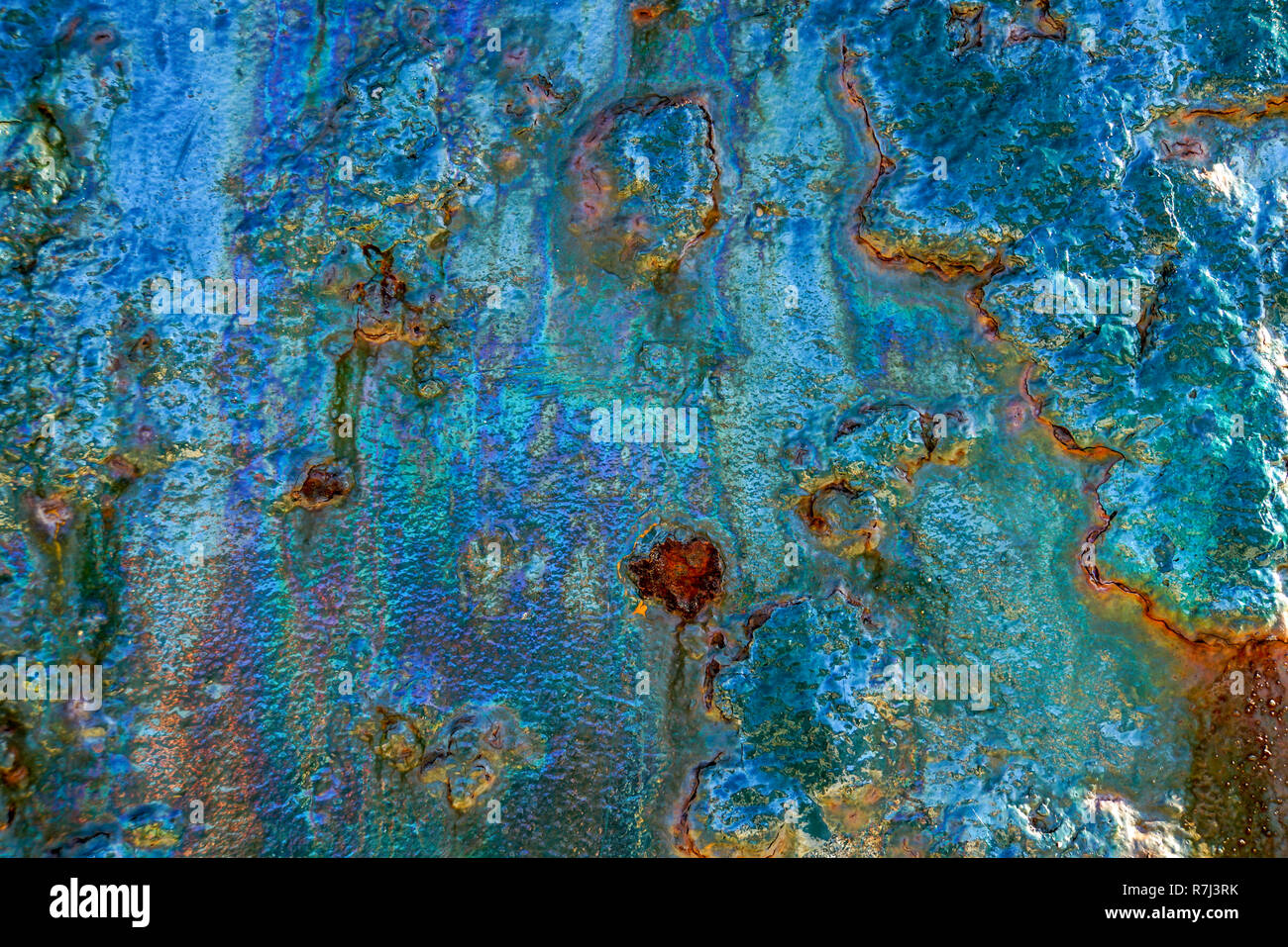 Abstract blue and rust background Stock Photo - Alamy