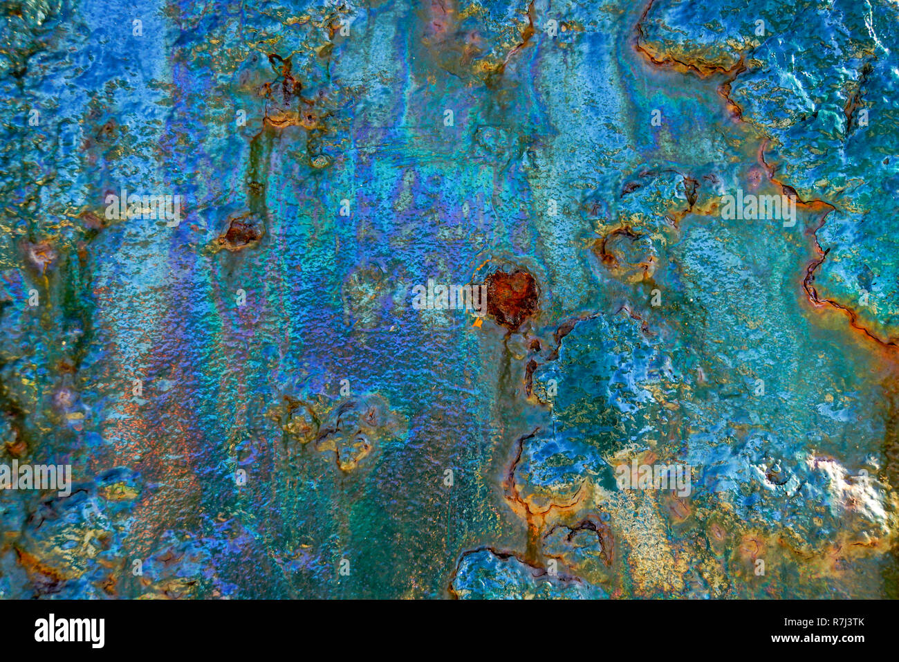Blue rust backdrop hi-res stock photography and images - Alamy