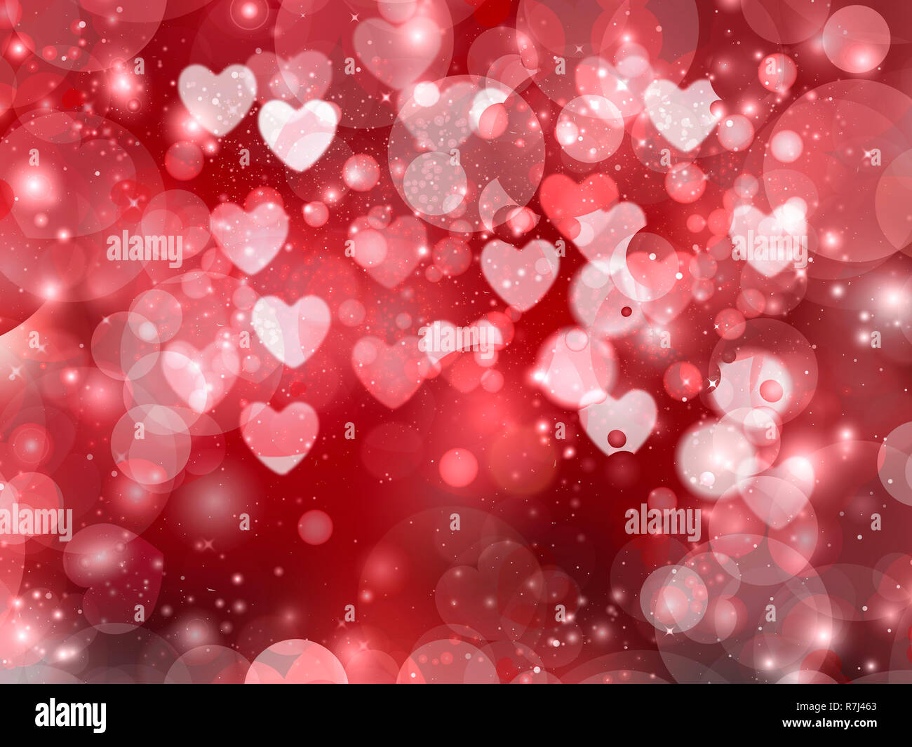Blurry Heart Light Backgrounds