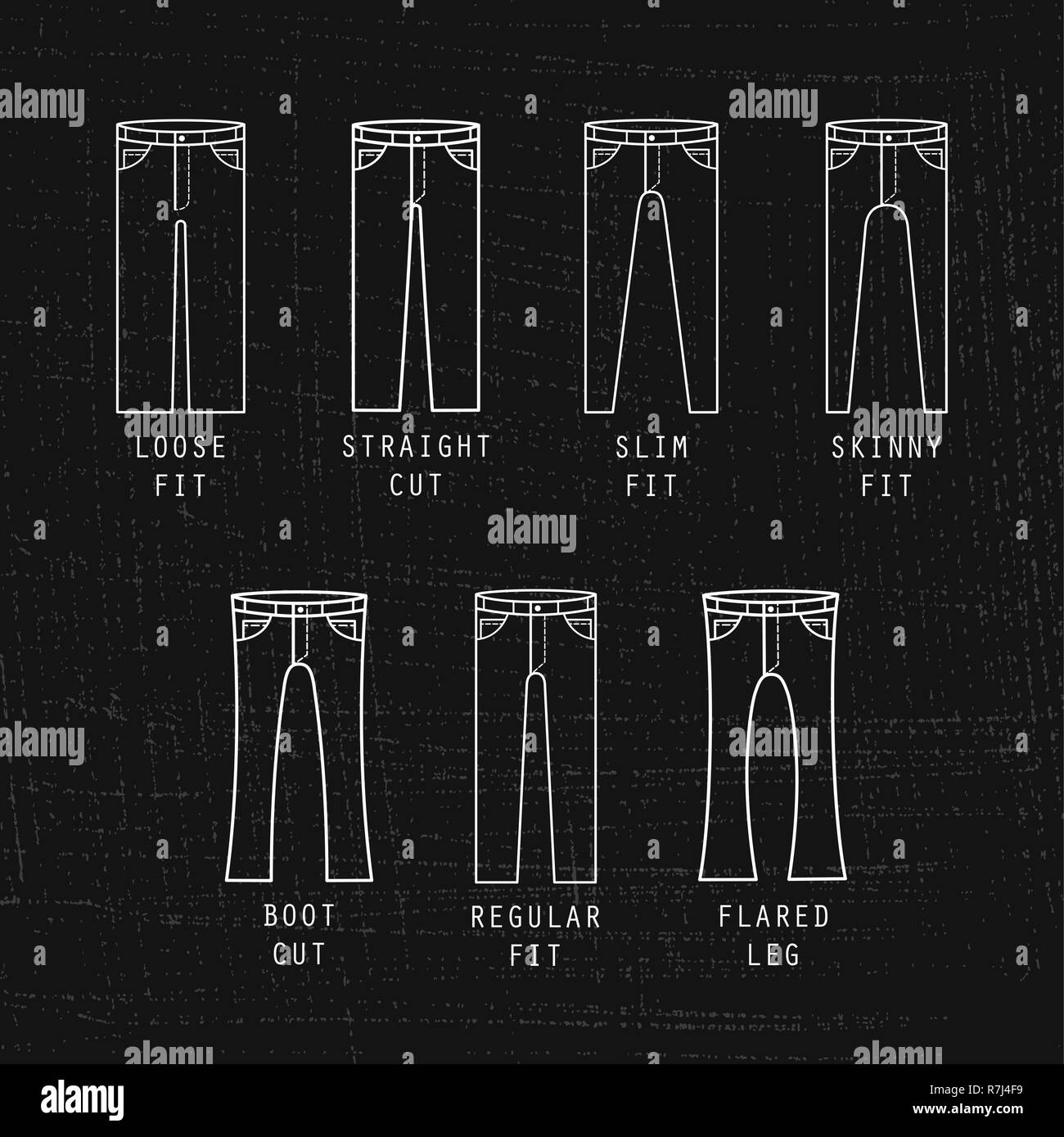 Denim jeans skinny label hi-res stock photography and images - Alamy