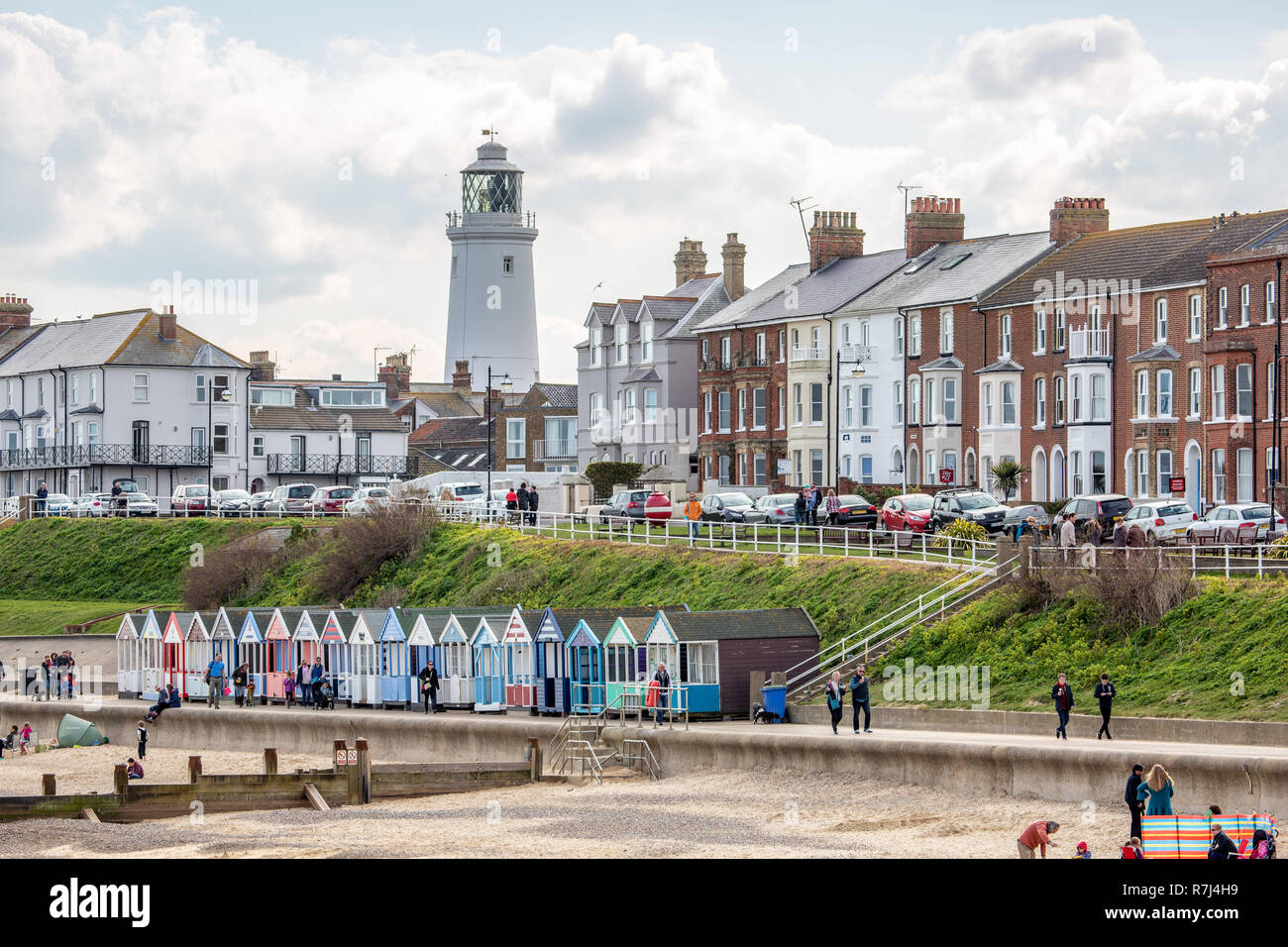 Southwold in the county of Suffolk a coastal town with pier on the ...