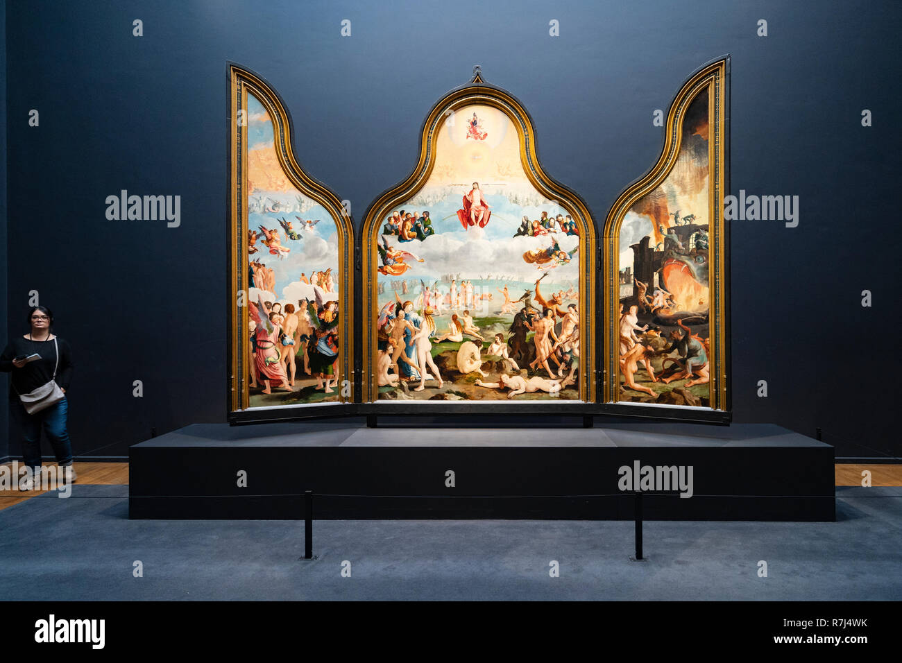 Triptych with the Last Judgement at the Rijksmuseum in Amsterdam, The ...