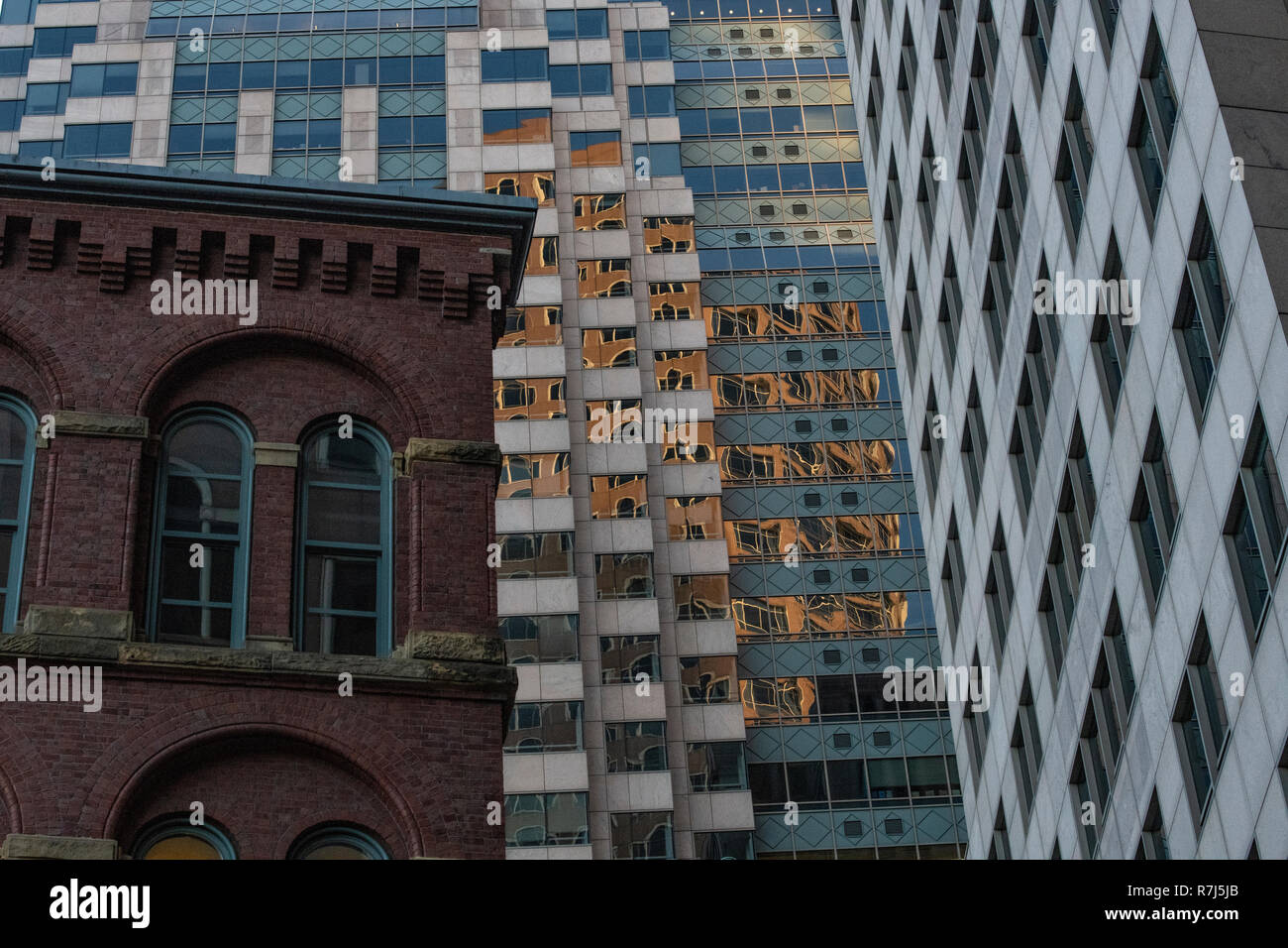 Office buildings in Boston Stock Photo - Alamy