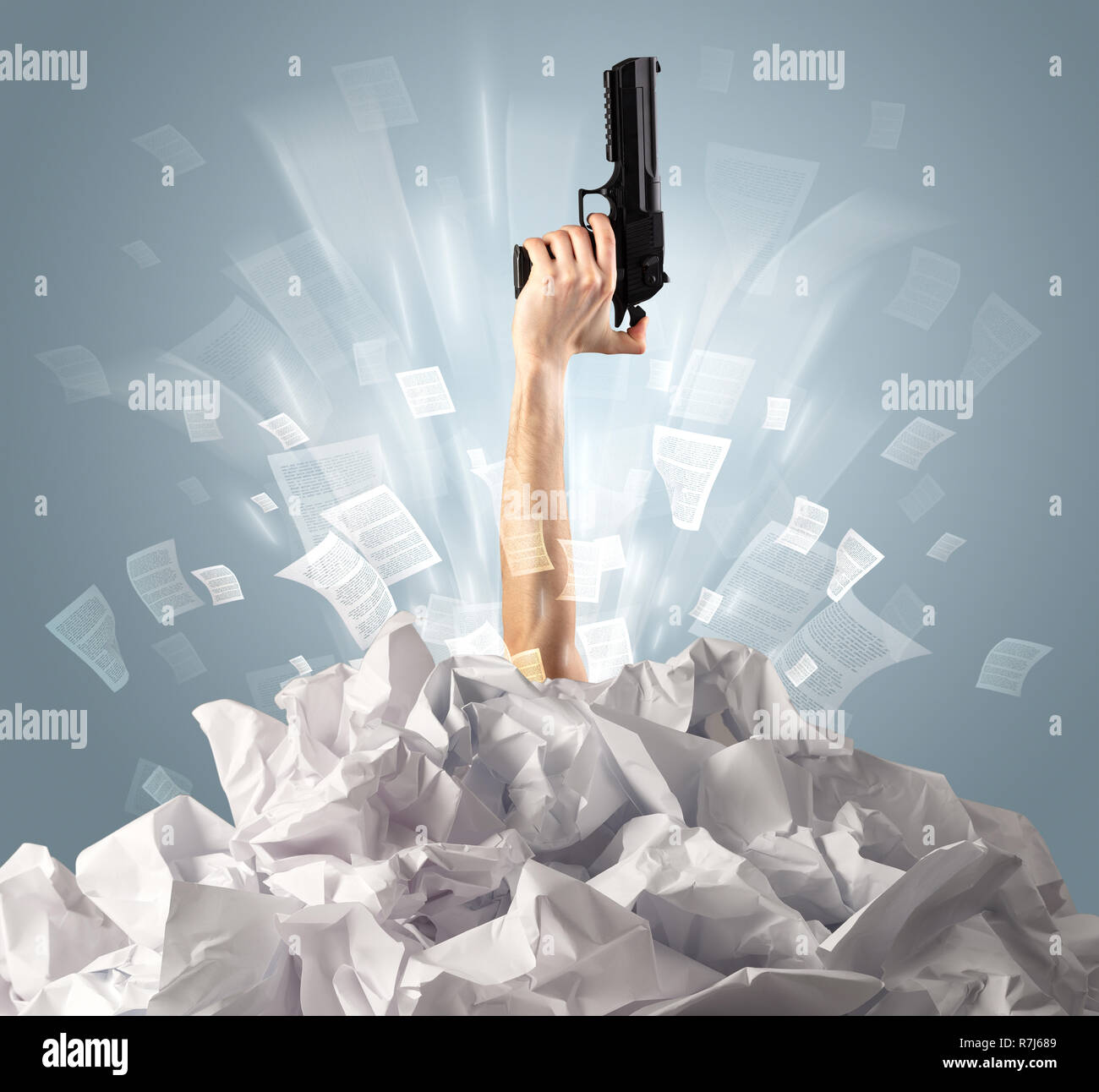 Huge stack of paperwork hi-res stock photography and images - Alamy