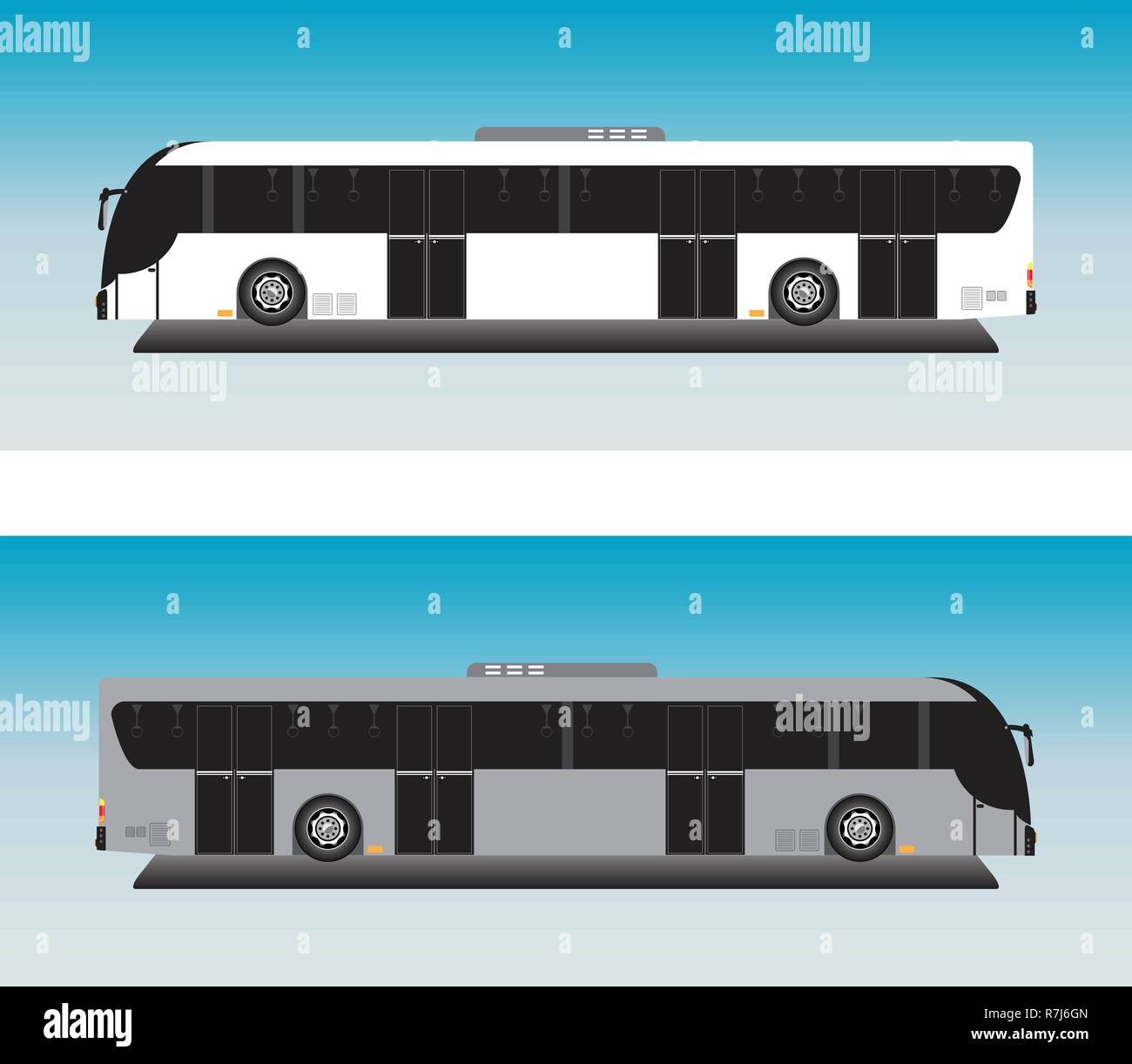 Shuttle bus terminal airport Stock Vector Images - Alamy