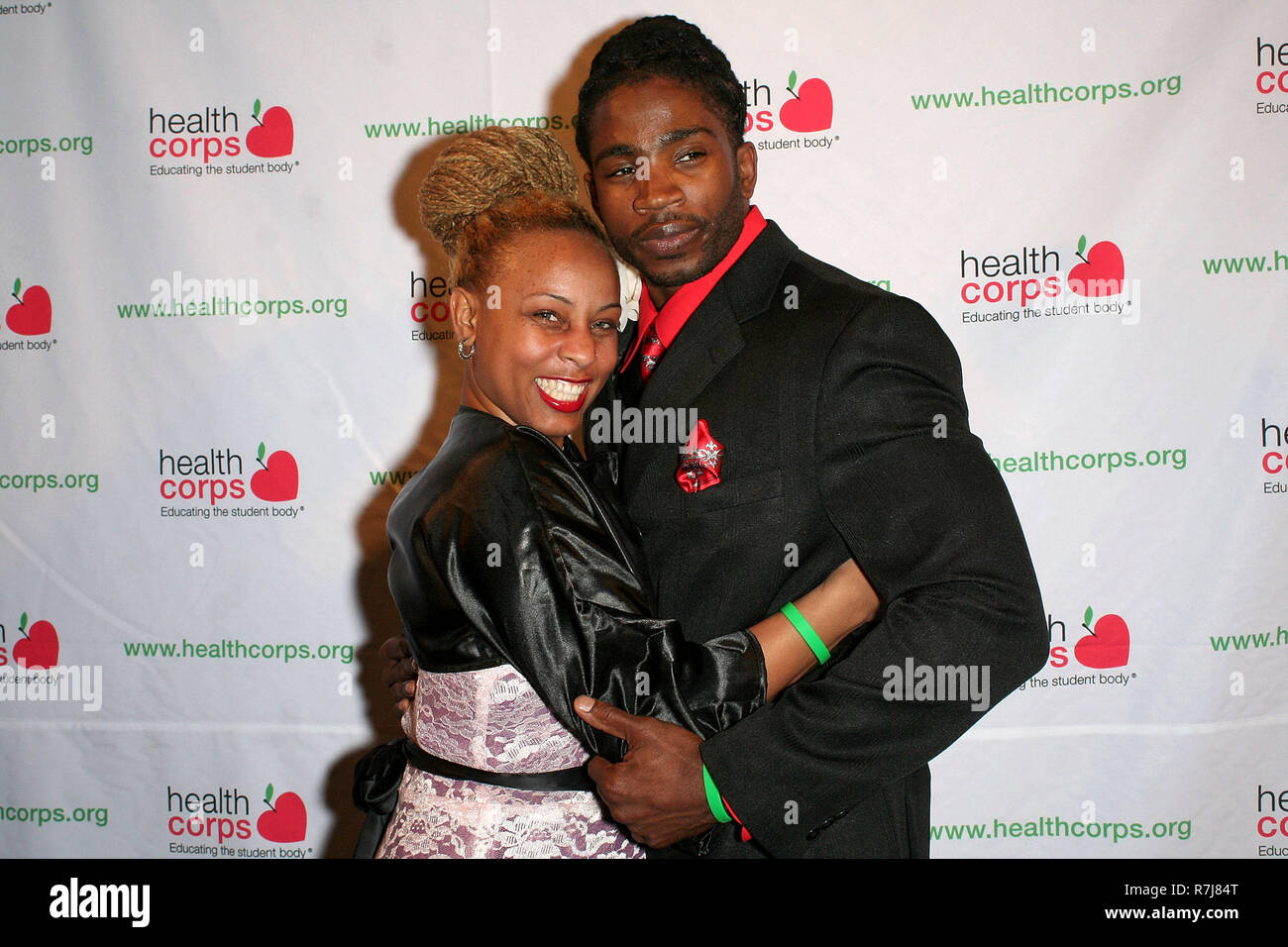 NEW YORK - APRIL 30: Personal Trainer Donovan Green (R) and Ayana Green attend the 2009 Green ...