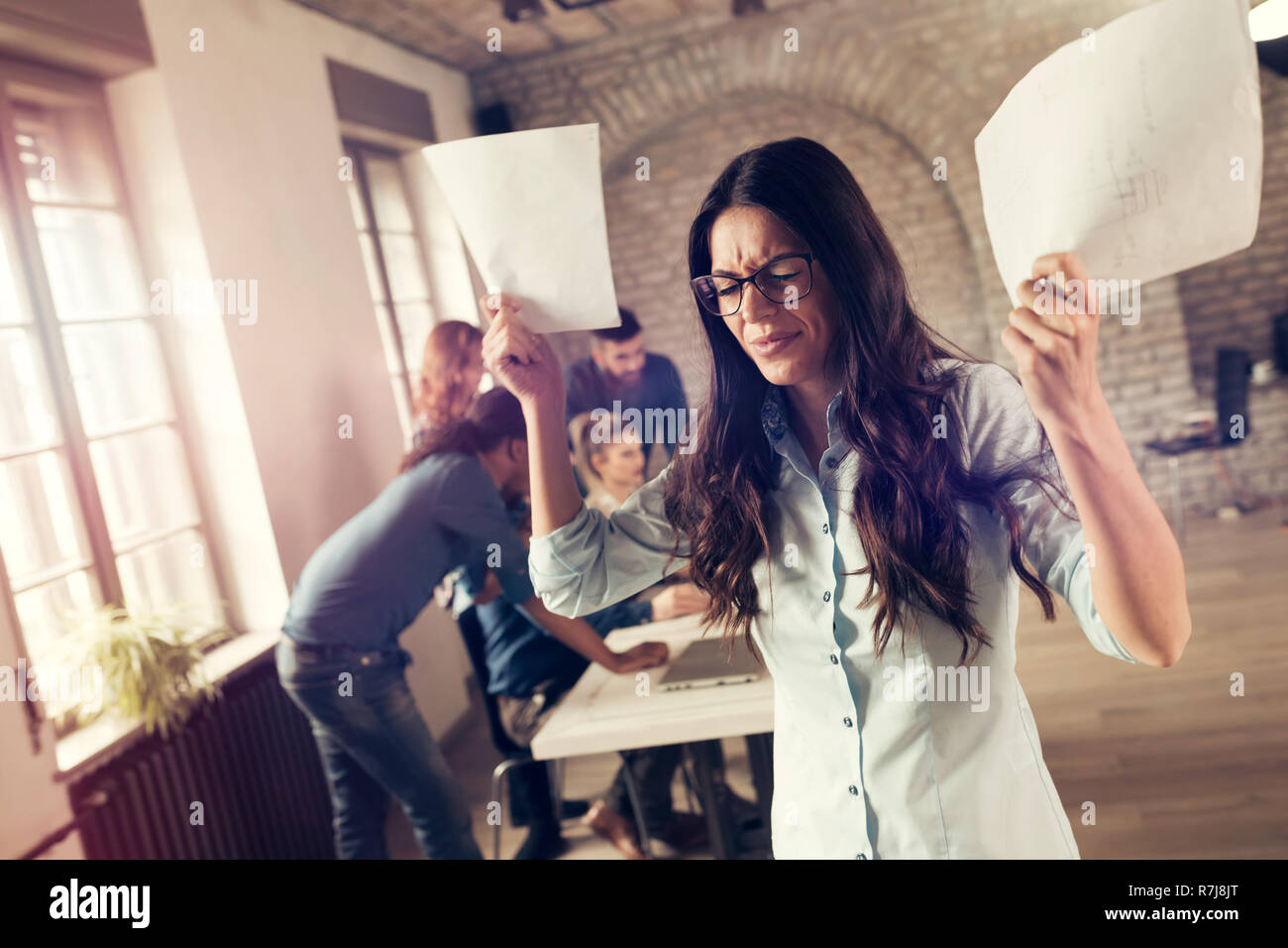 Frustrated office worker hi-res stock photography and images - Alamy