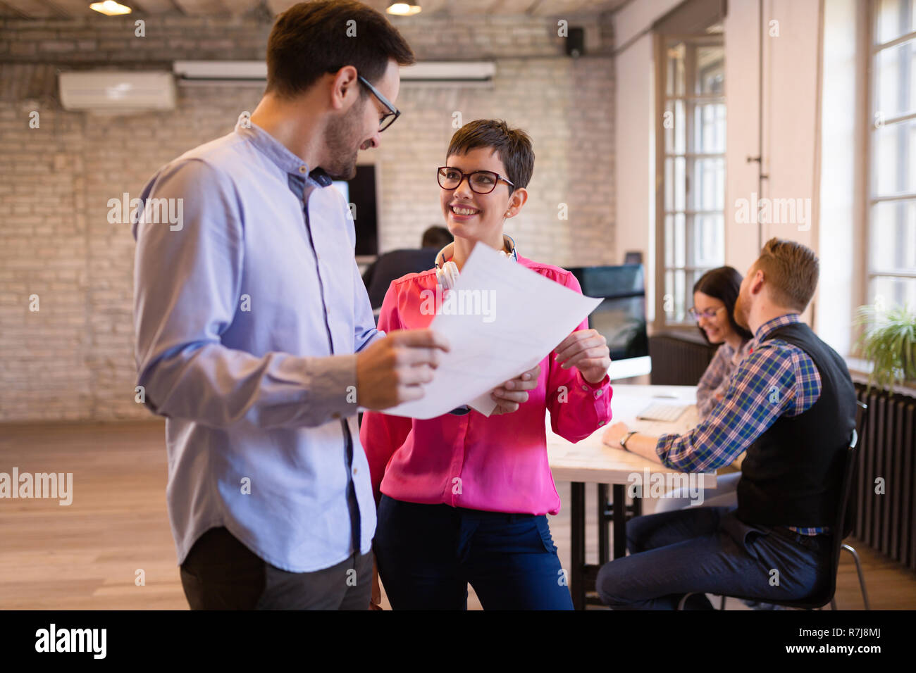 Office discussing hi-res stock photography and images - Alamy