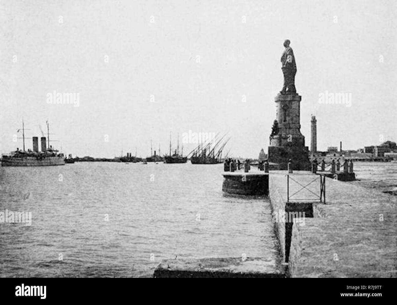 Tourist jetty in Port Said Stock Photo - Alamy