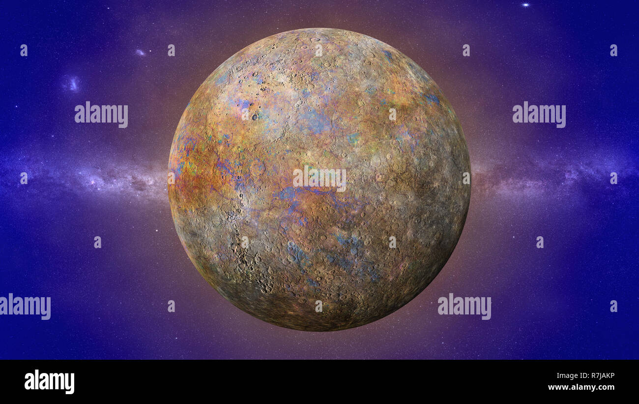 planet Mercury, the smallest and innermost planet in the Solar System ...