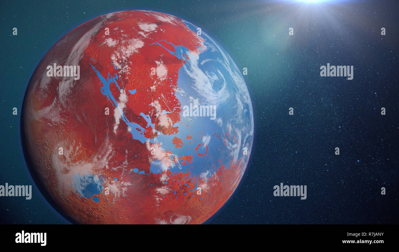 Mars The Planet Blue