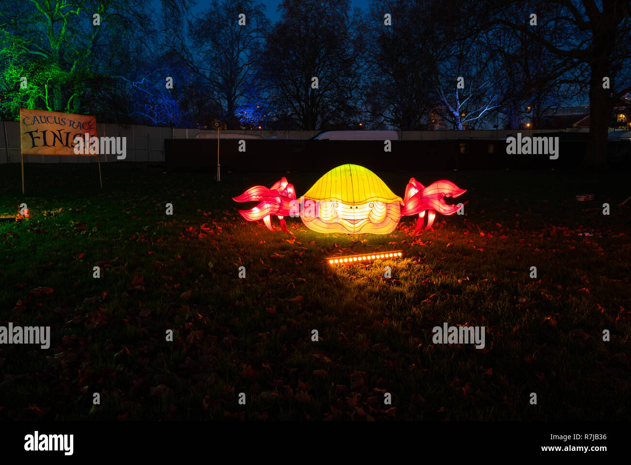 LONDON, UK - DECEMBER 09, 2018: London's new lantern festival at ...