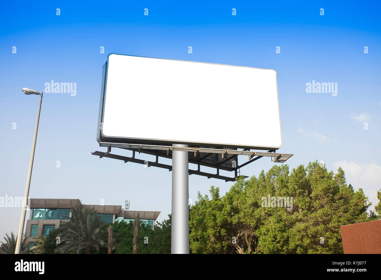 Large sign board blue hi-res stock photography and images - Alamy
