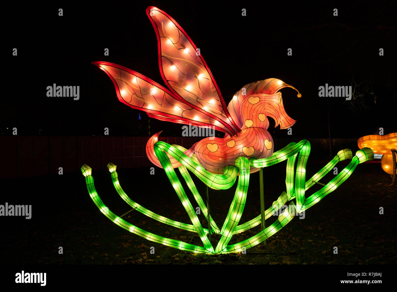 LONDON, UK - DECEMBER 09, 2018: London's new lantern festival at ...