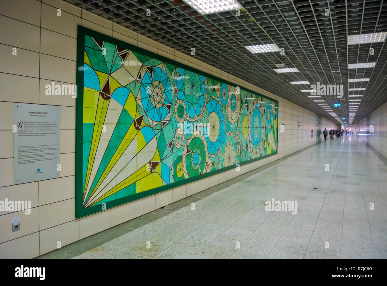 Marmaray, metro line connecting Europe and Asia, Sirkeci, Istanbul ...