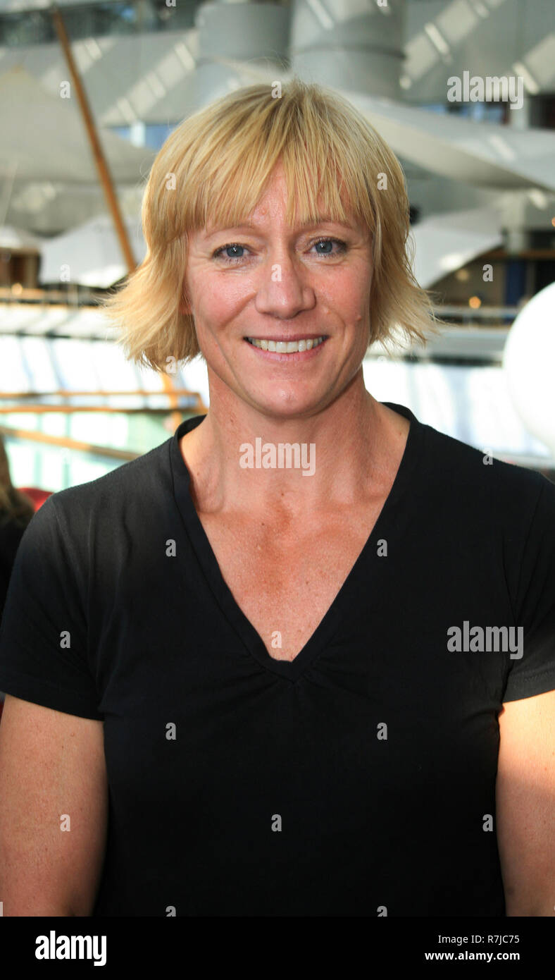 AGNETA ANDERSSON Swedish canoe athlete with Olympic gold medal in Los ...