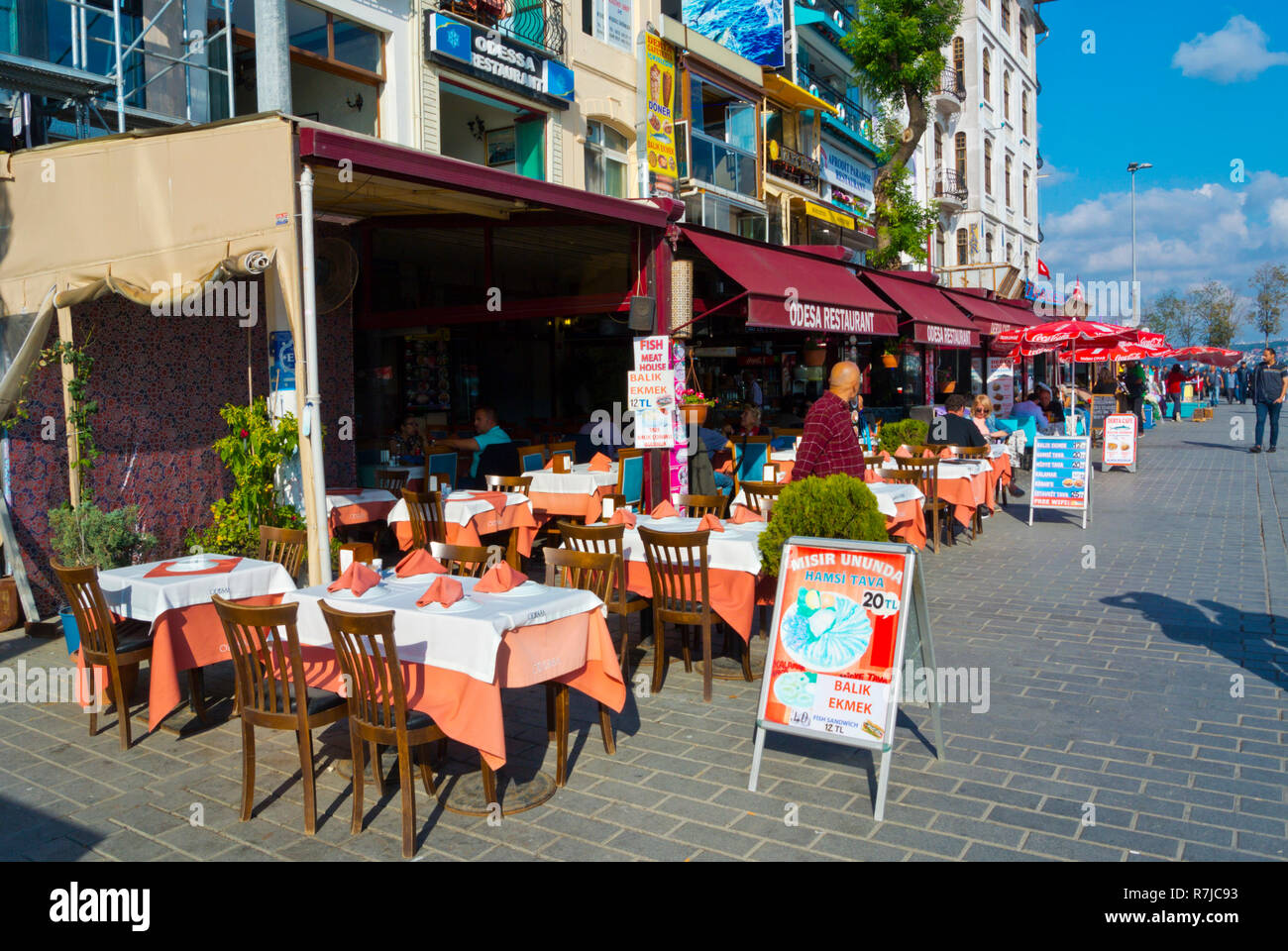 Karakoy meydani, Karakoy pier promenade and square, Karakoy, Istanbul ...