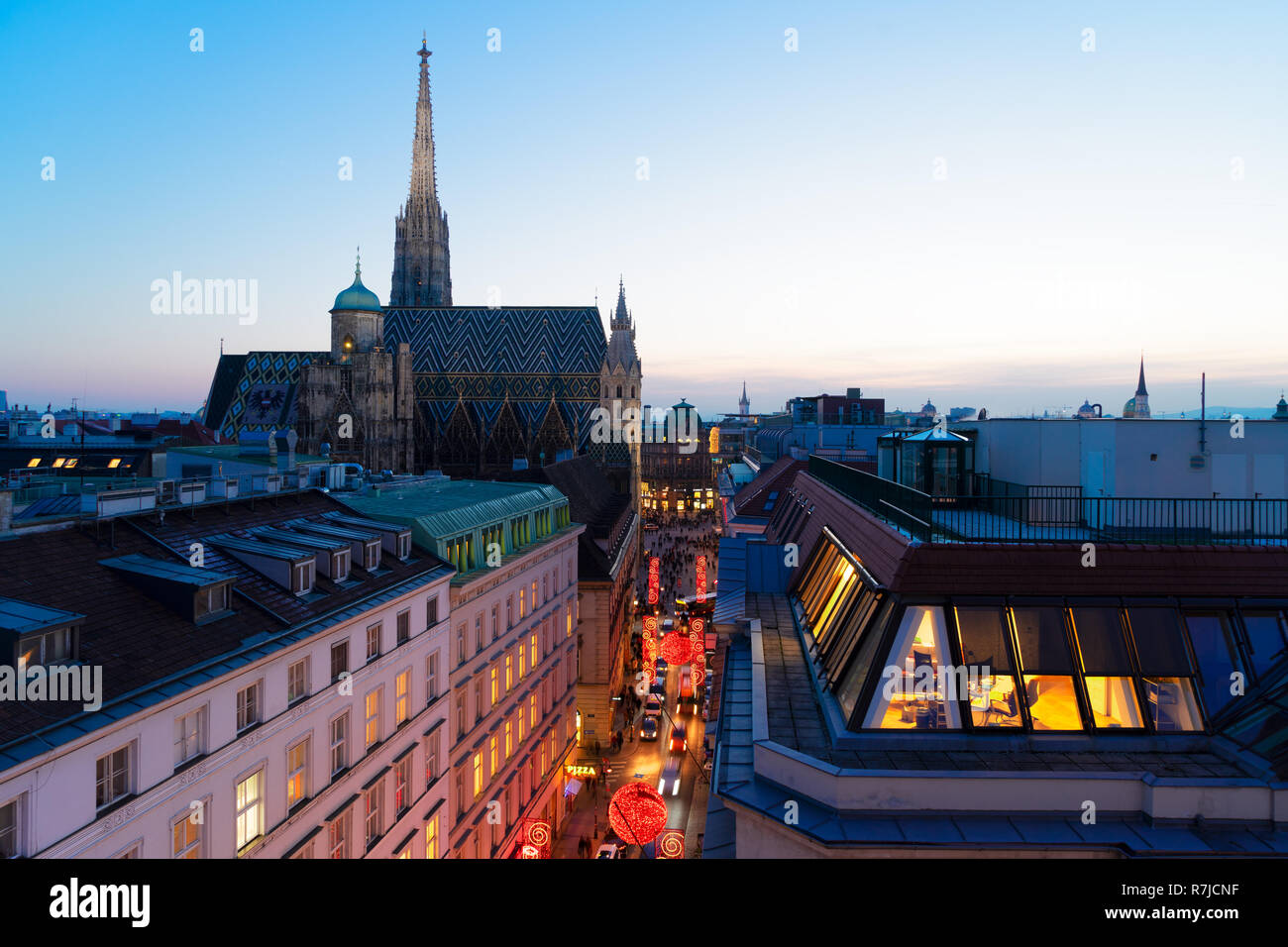 Cityscape of Vienna Stock Photo - Alamy