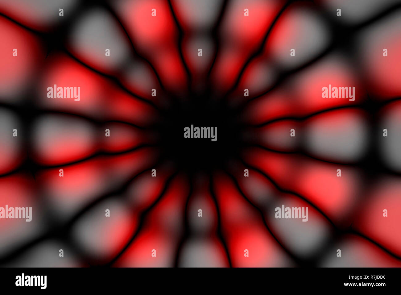 Red, grey and black radial circle pattern Stock Photo - Alamy